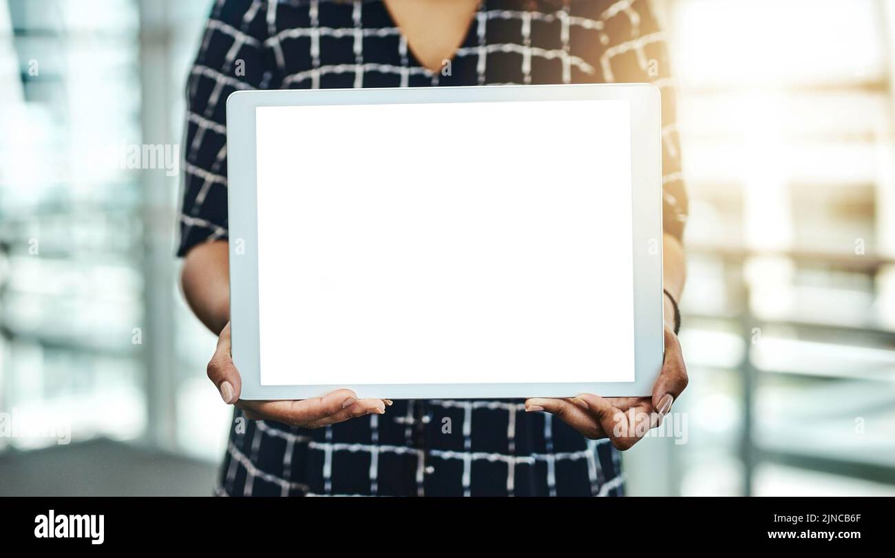 Modern tech is the way to go. an unrecognizable businesswoman ...