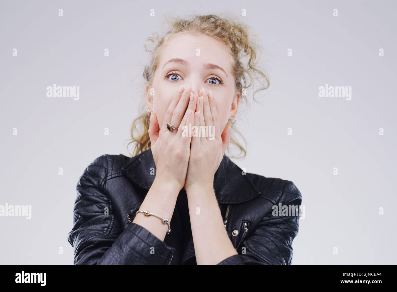 I just dont have the words. Studio portrait of an attractive young ...