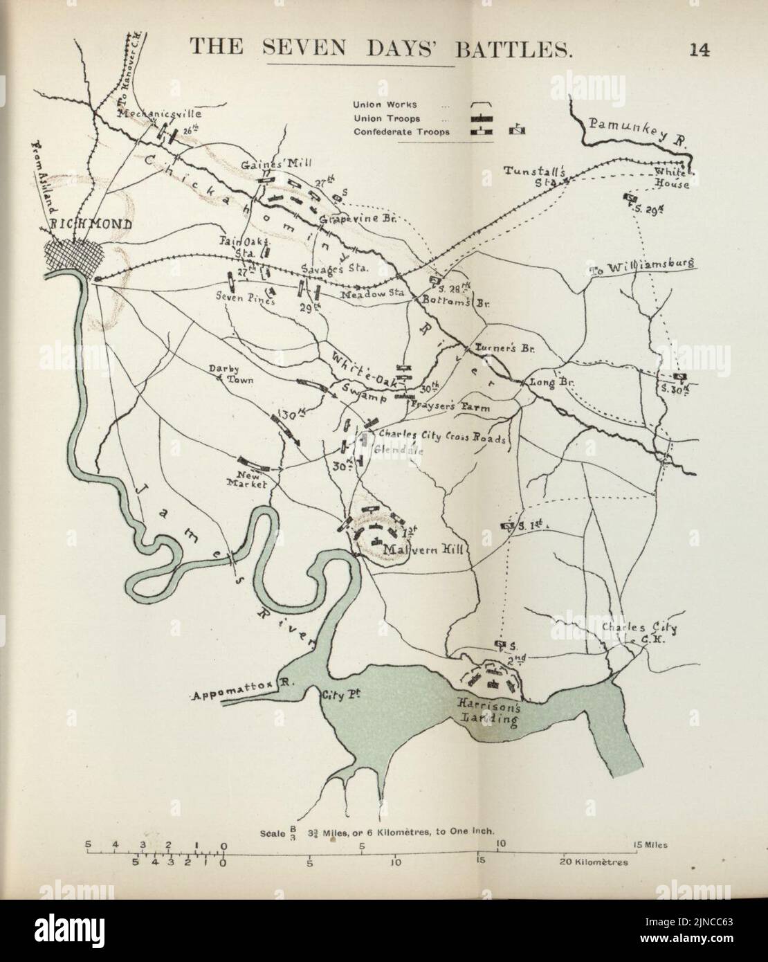 The American Civil War-maps Stock Photo - Alamy