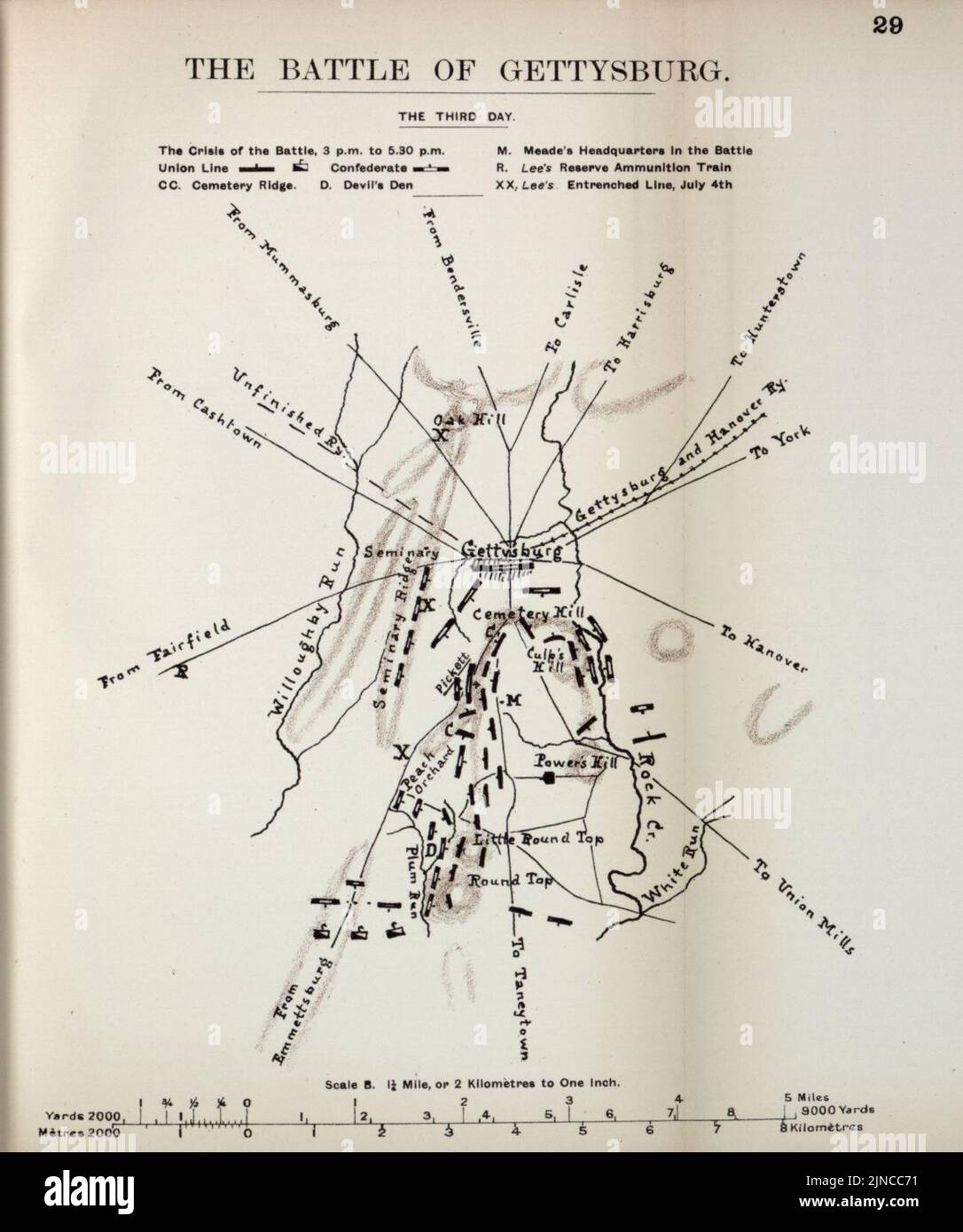 The American Civil War-maps Stock Photo - Alamy