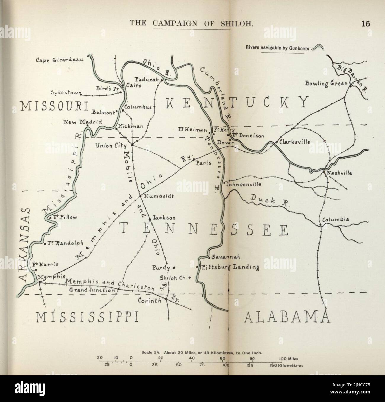 The American Civil War-maps Stock Photo - Alamy