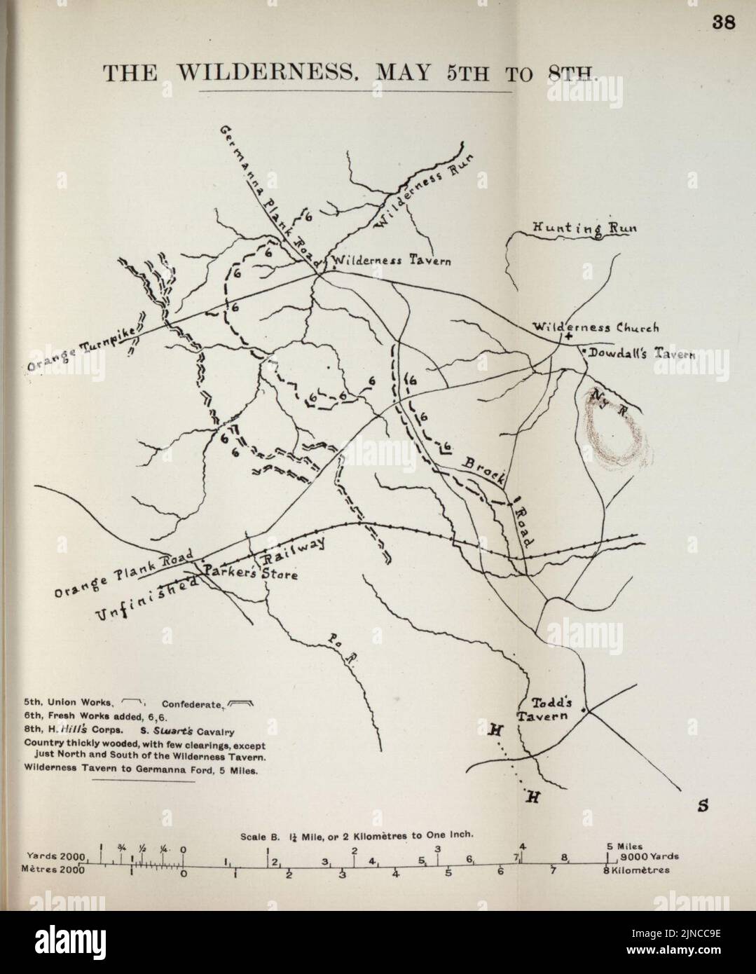The American Civil War-maps Stock Photo - Alamy