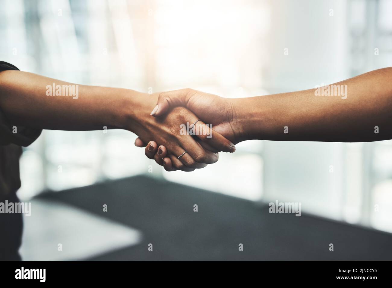 Another successful deal closed. Closeup shot of two unrecognizable ...