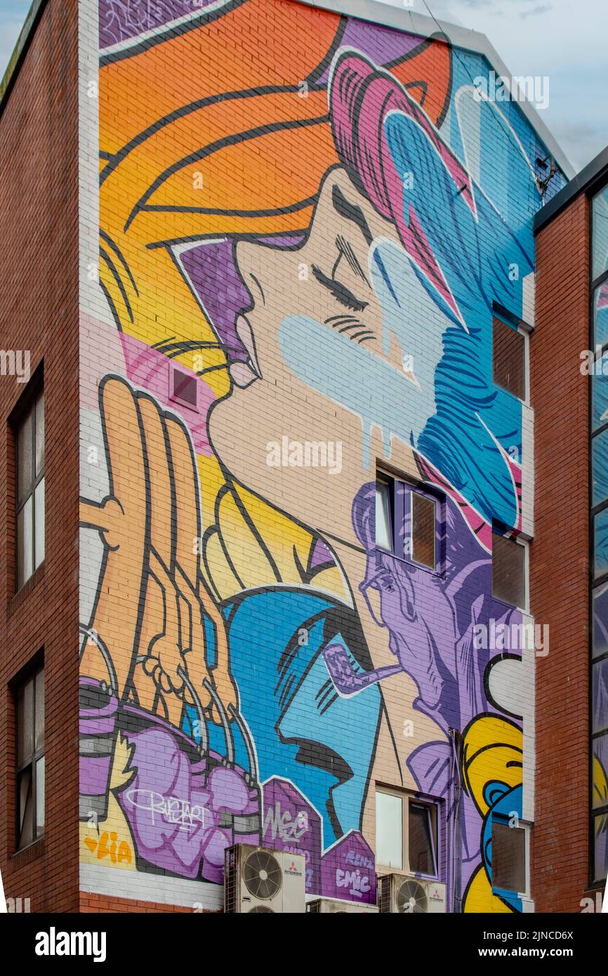Belfast wall art hi-res stock photography and images - Alamy
