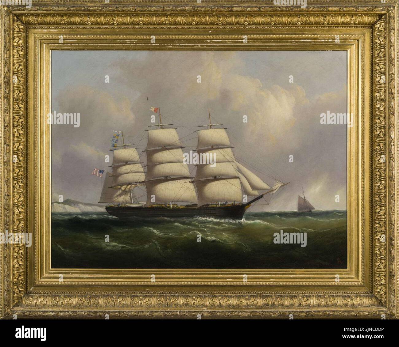 THE AMERICAN PACKET SHIP ''PATRICK HENRY'' OFF THE CLIFFS OF DOVER ...