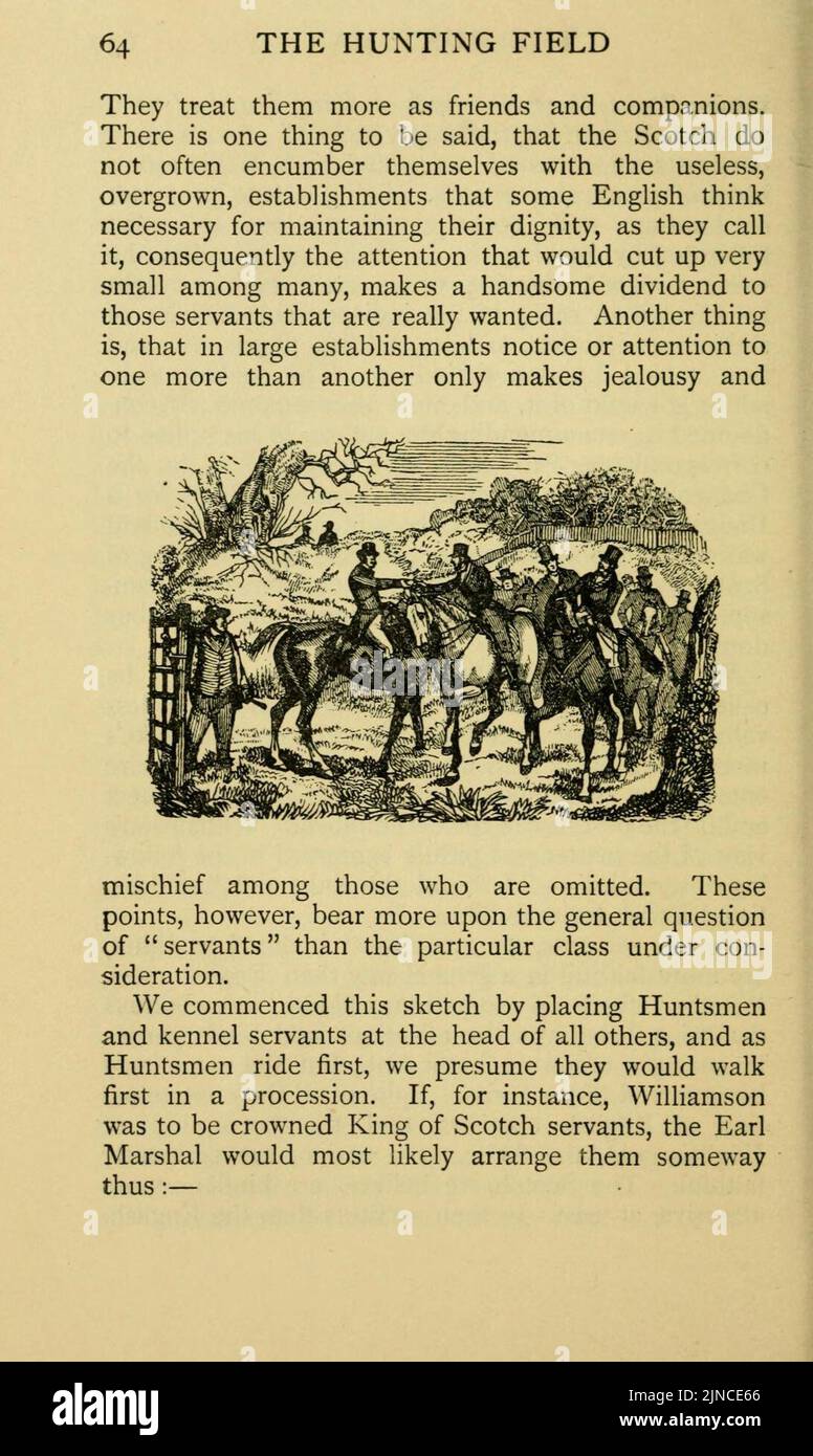 The analysis of the hunting field Stock Photo - Alamy