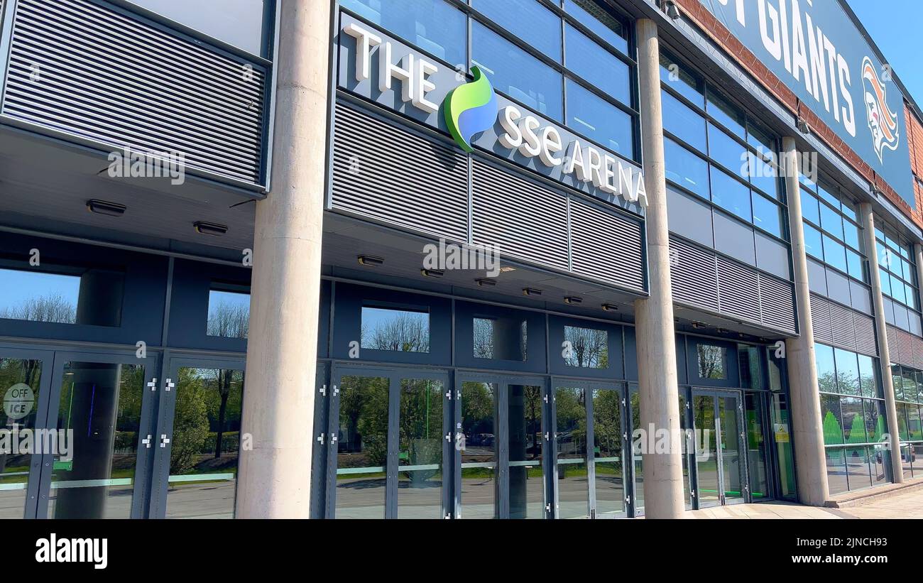 The SSE Arena in Belfast - Home of the Belfast Giants - BELFAST, UK ...