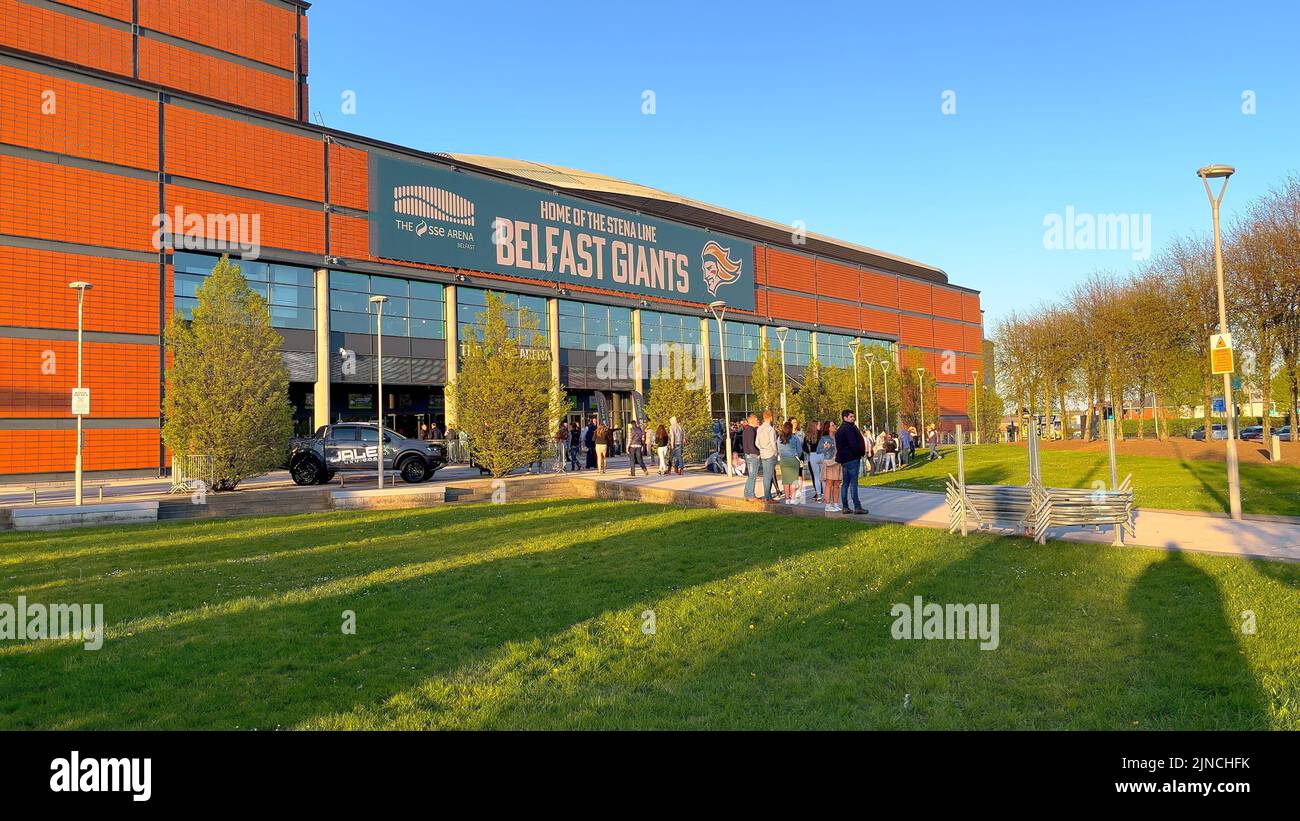 The SSE Arena in Belfast - Home of the Belfast Giants - BELFAST, UK ...