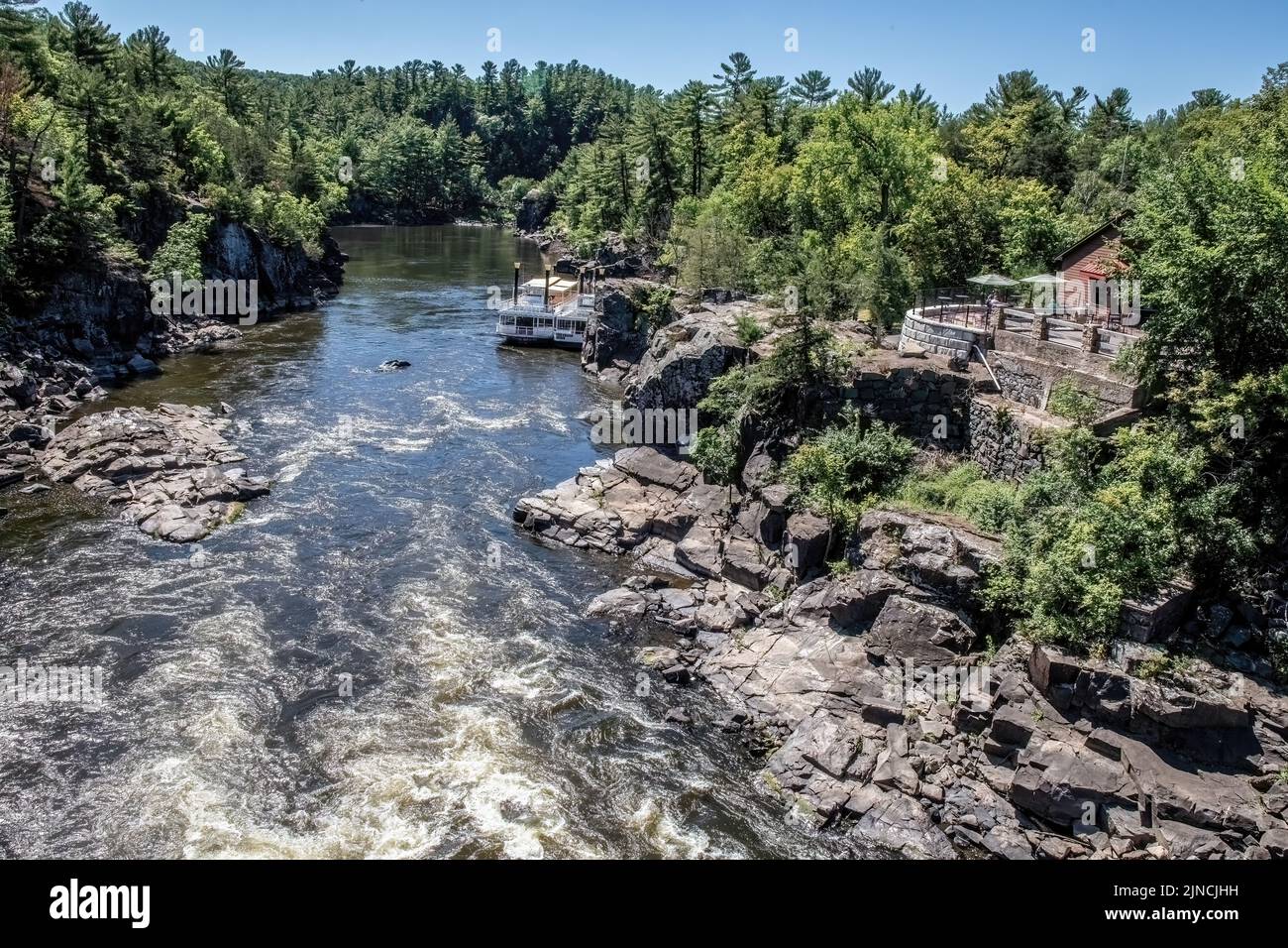 St. Croix River with both riverboats; the TF Queen and the TF Princess ...