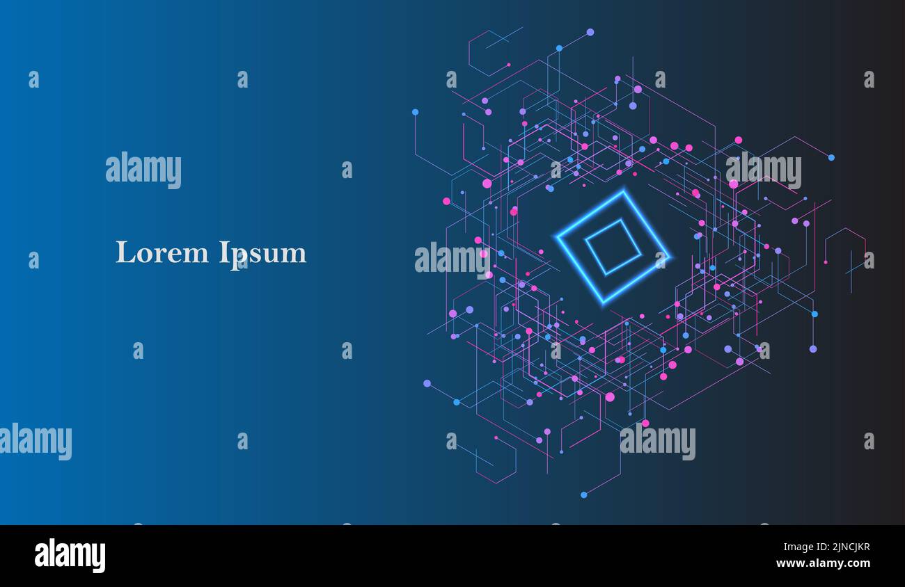 abstract blue pink hexagon, network image, geometric navy texture ...