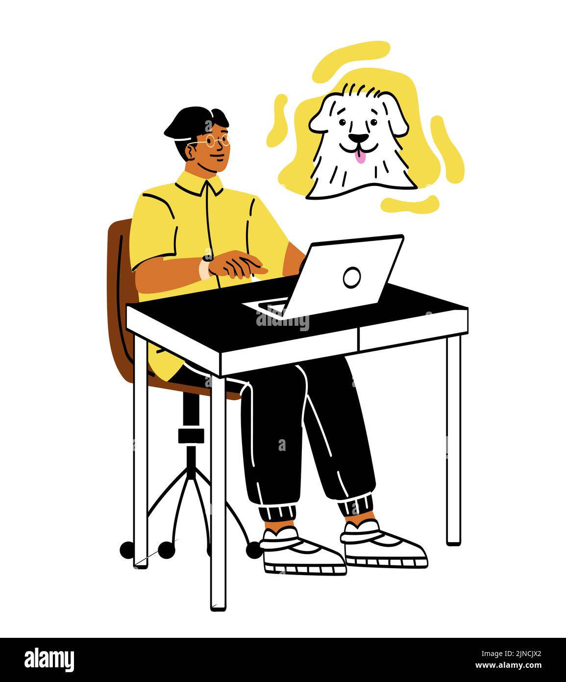 Dreaming person concept Stock Vector Image & Art - Alamy