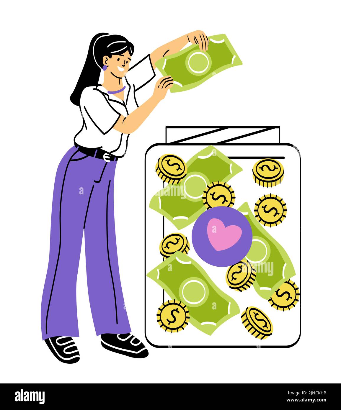 Fundraising charity cartoon hi-res stock photography and images - Alamy