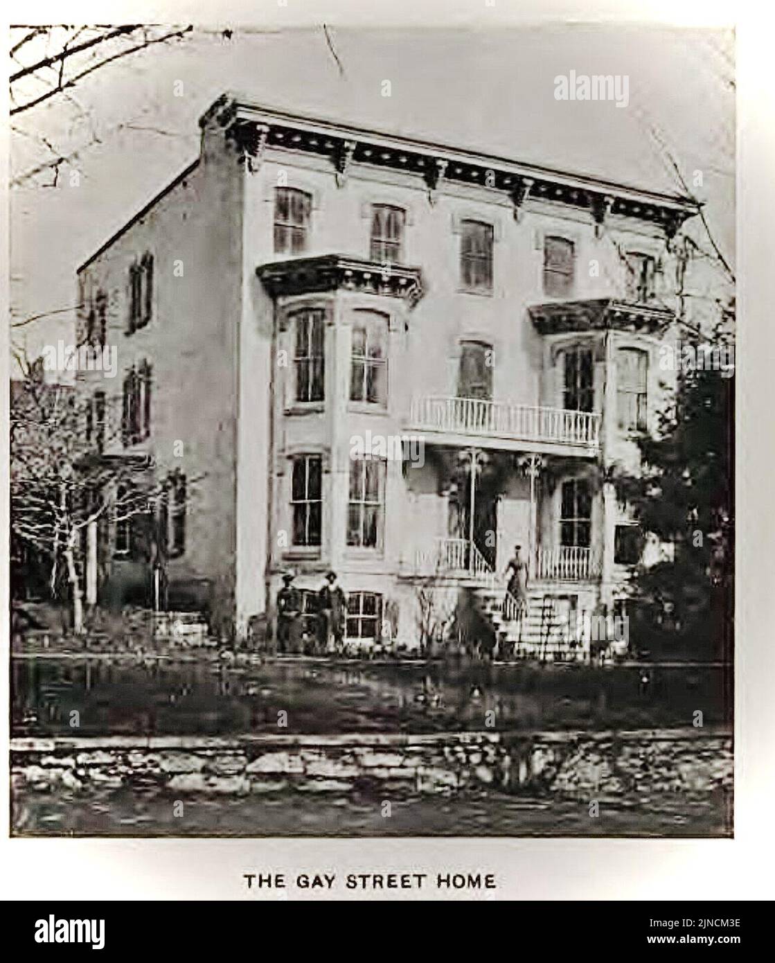 The Angeline and Asaph Hall house Stock Photo - Alamy