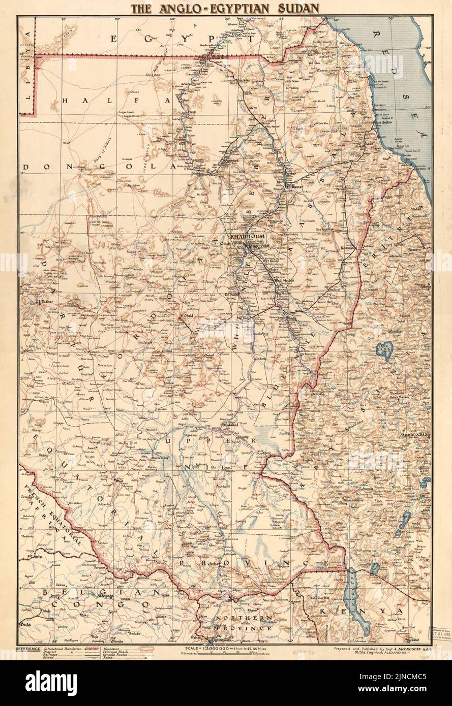 The Anglo-Egyptian Sudan Stock Photo - Alamy