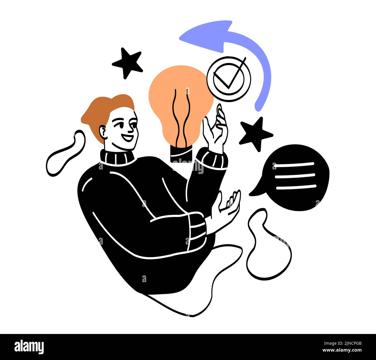 Employee performance concept Stock Vector Image & Art - Alamy