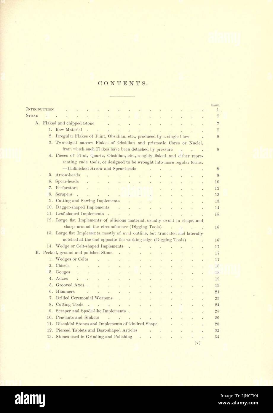 The archaæological collection of the United States National Museum, in ...