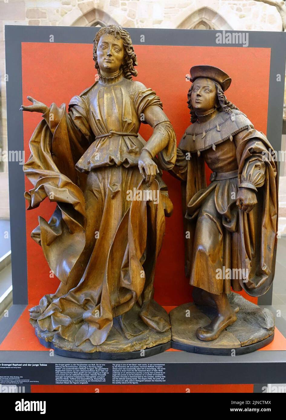 The Archangel Raphael and Young Tobias, by Veit Stoss, Nurember, 1516 ...