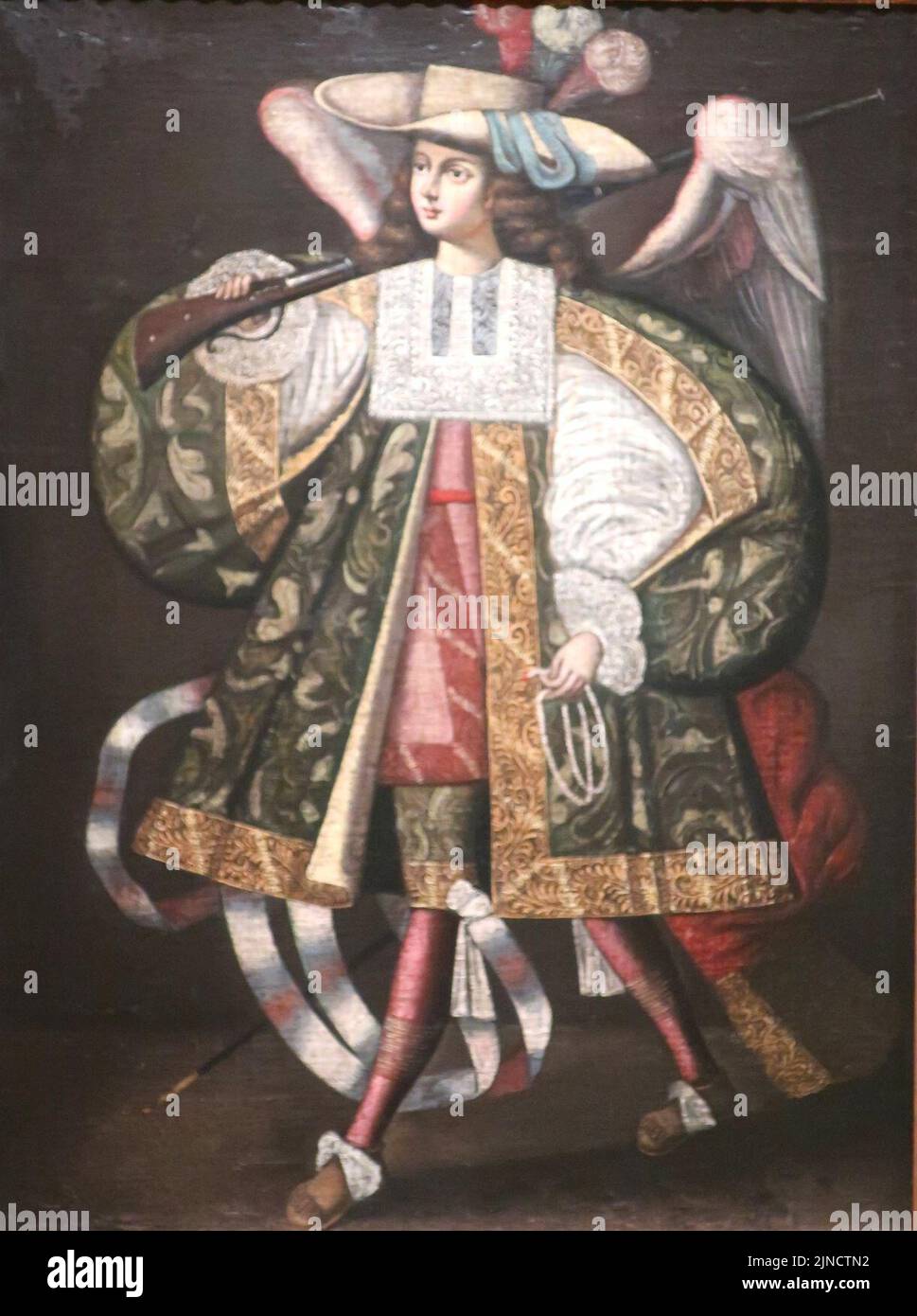 The Archangel Salamiel with a Musket, Peru Stock Photo - Alamy