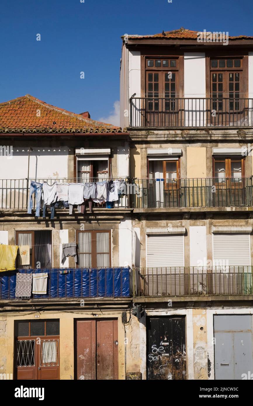 Residential apartment buildings, Porto, Portugal Stock Photo - Alamy