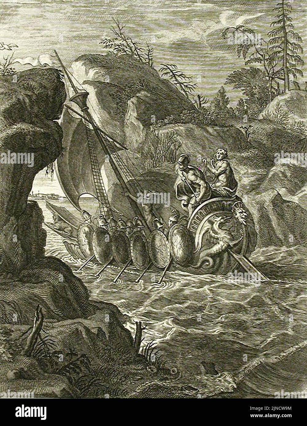 The Argonauts Pass the Symplegades (cropped Stock Photo - Alamy