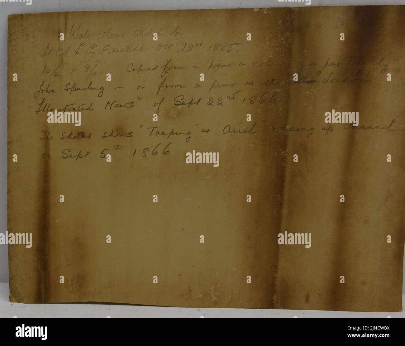 The 'Ariel' & 'Taeping' Racing up the English Channel on 5 September ...