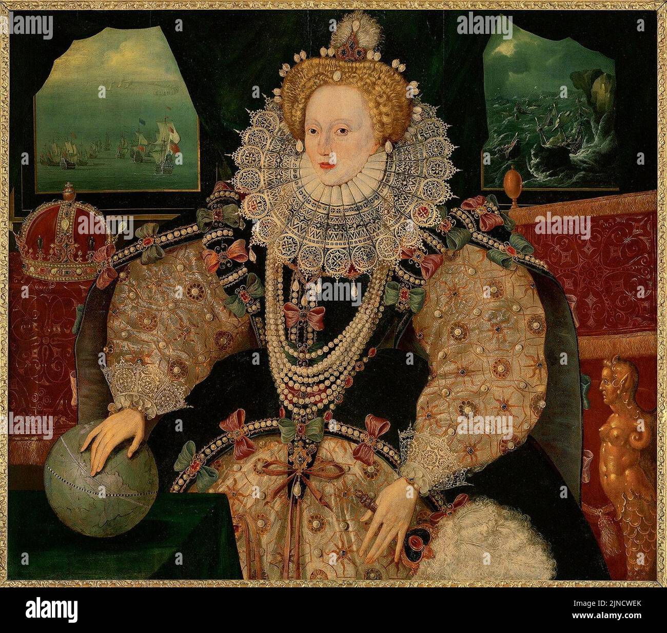 Elizabeth i portrait 1590 hi-res stock photography and images - Alamy