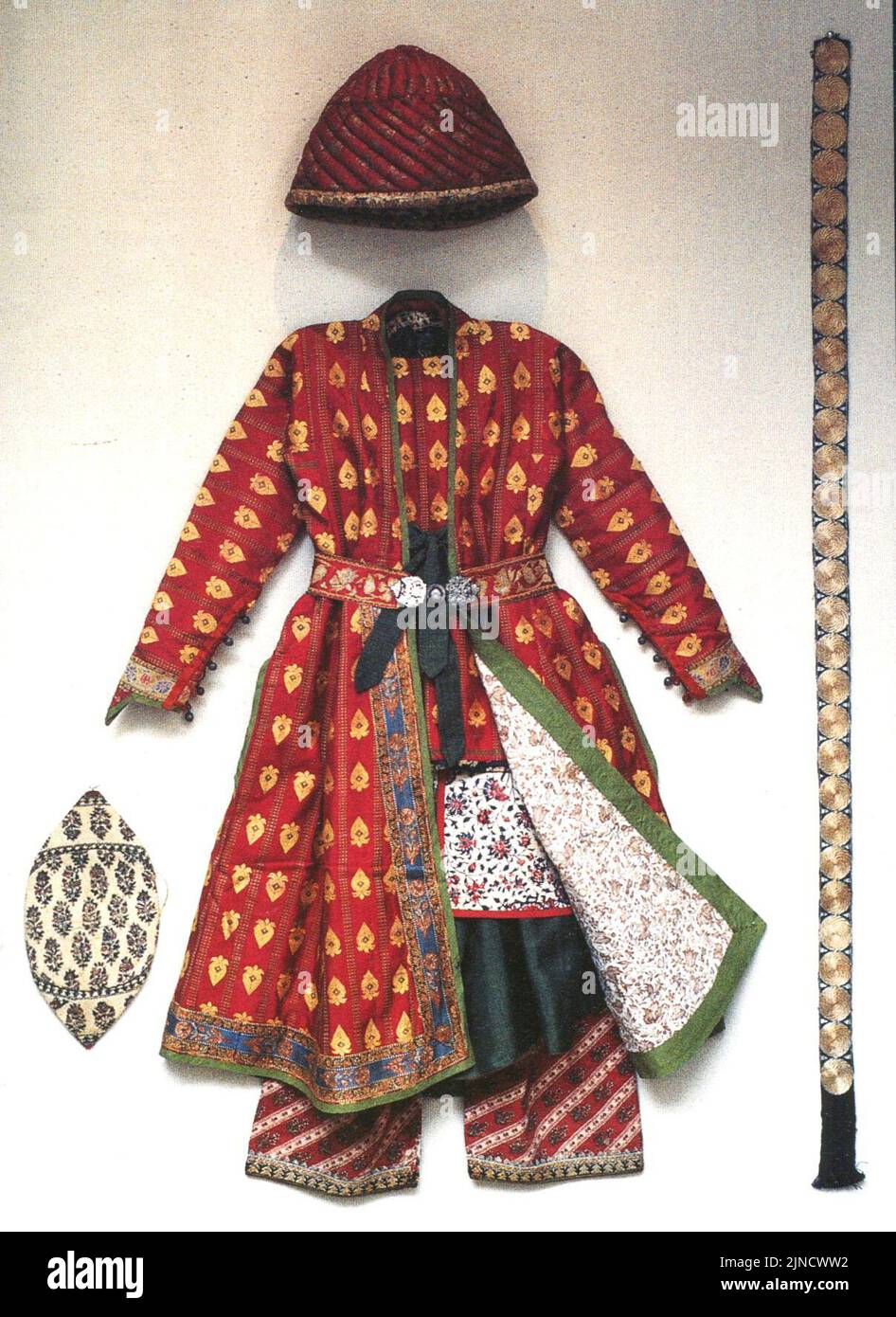 The Armenian merchant-khoja's costume, 17th century Stock Photo - Alamy