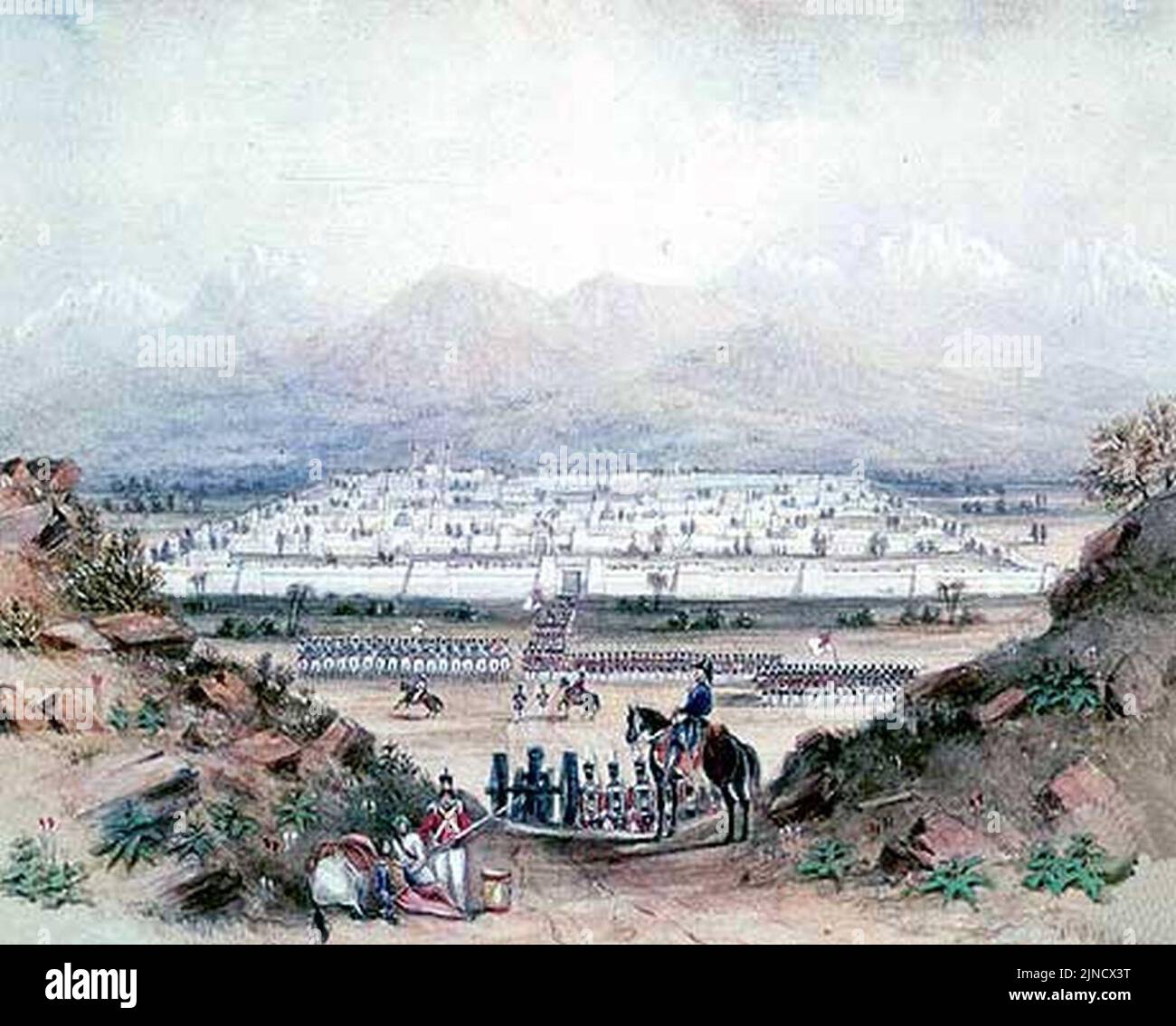 The army of the Indus entering Kandahar Stock Photo - Alamy