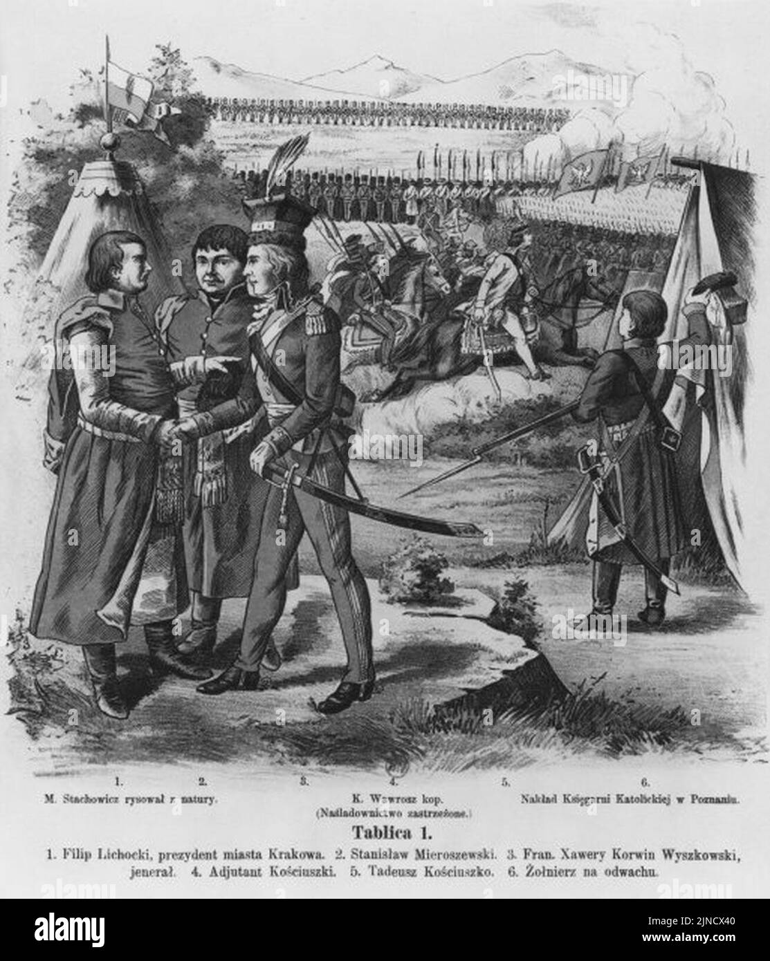 THE ARMY OF TADEUSZ KOSCIUSZKO, 1794 Stock Photo - Alamy