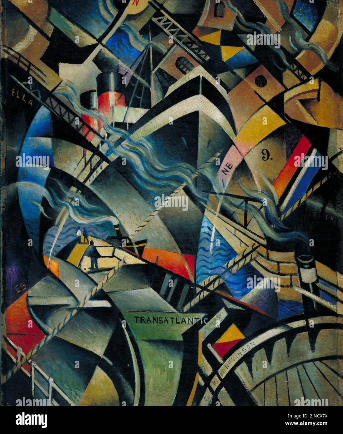 The arrival nevinson hi-res stock photography and images - Alamy