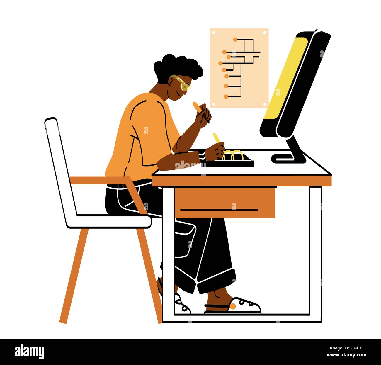 Online education concept Stock Vector Image & Art - Alamy