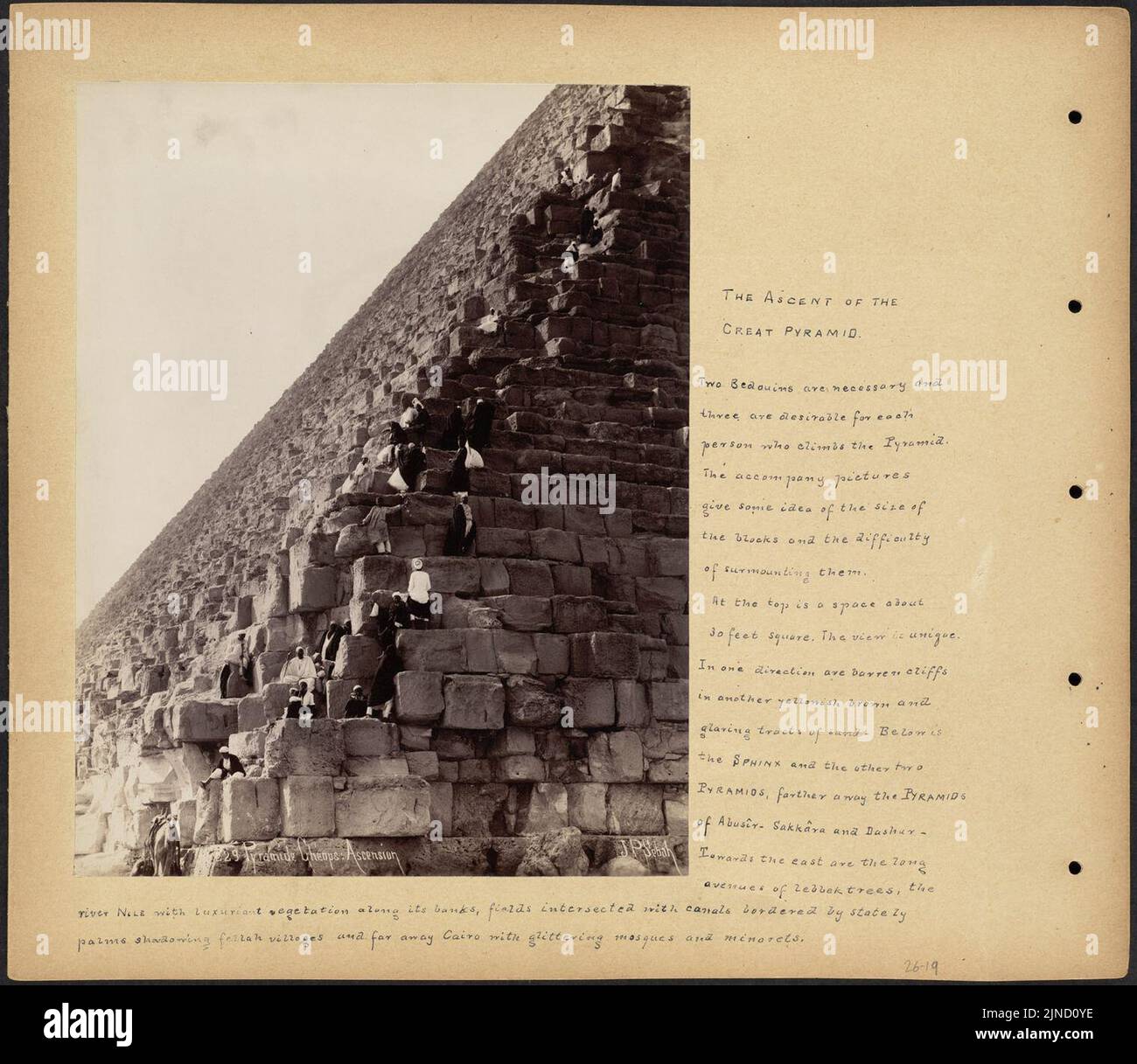 Ascent of the great pyramid hi-res stock photography and images - Alamy