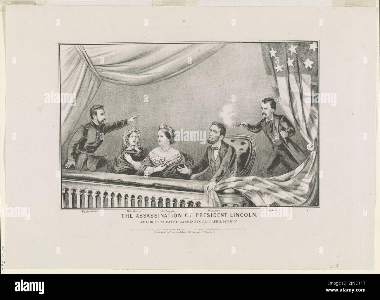 The assassination of President Lincoln- at Ford's Theatre, Washington ...