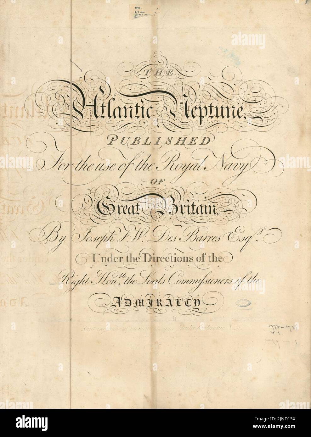 The Atlantic Neptune Stock Photo - Alamy