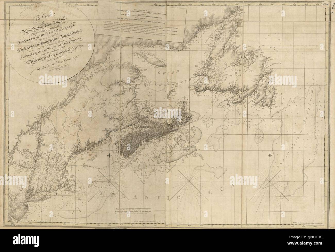 The Atlantic Neptune Stock Photo - Alamy