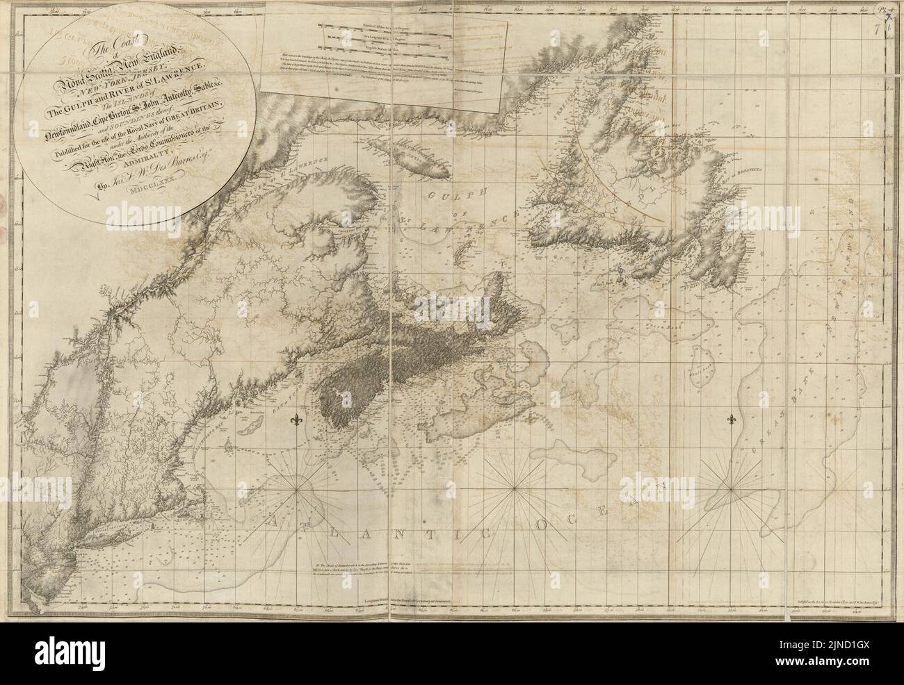 The Atlantic Neptune Stock Photo - Alamy