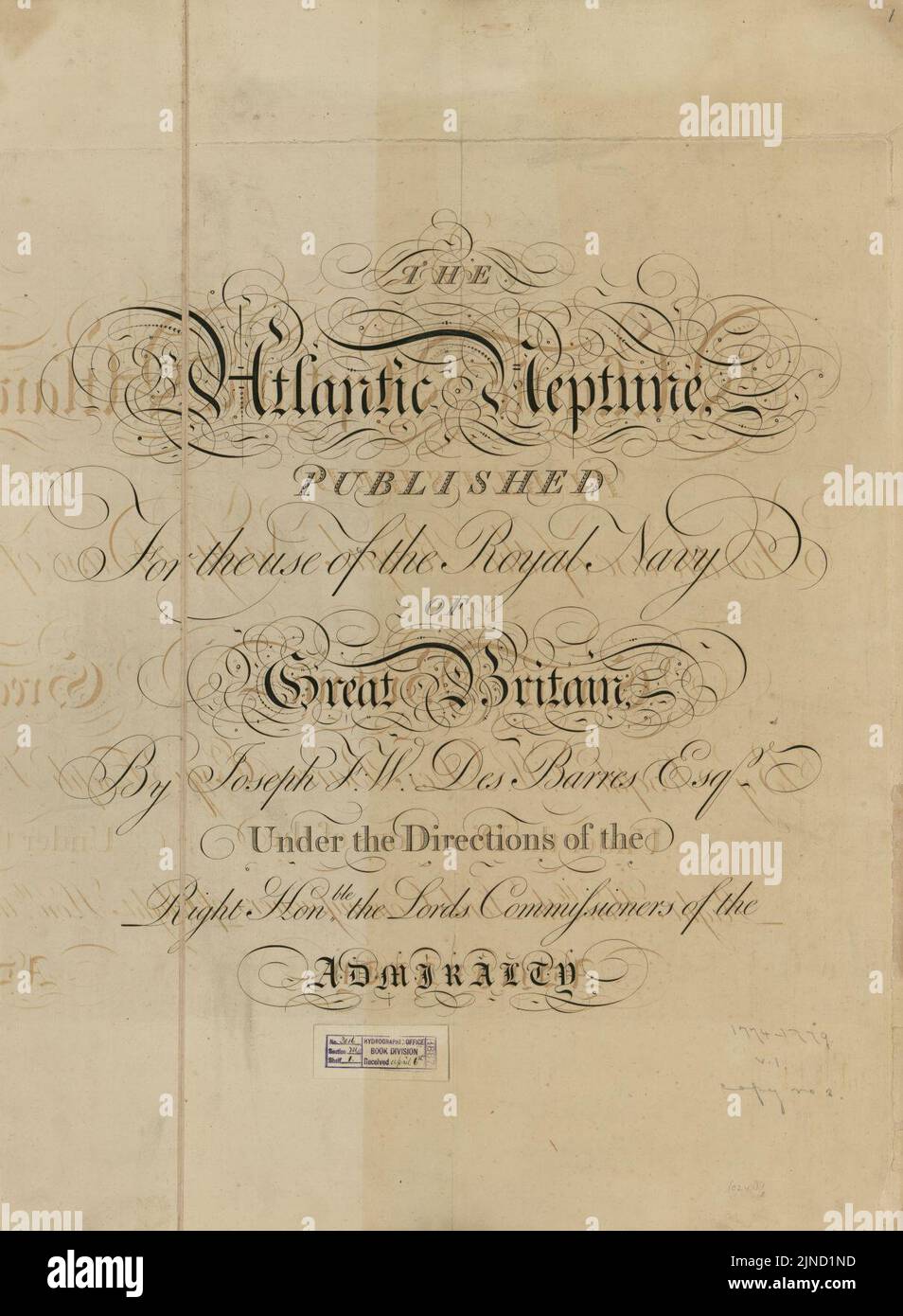 The Atlantic Neptune Stock Photo - Alamy