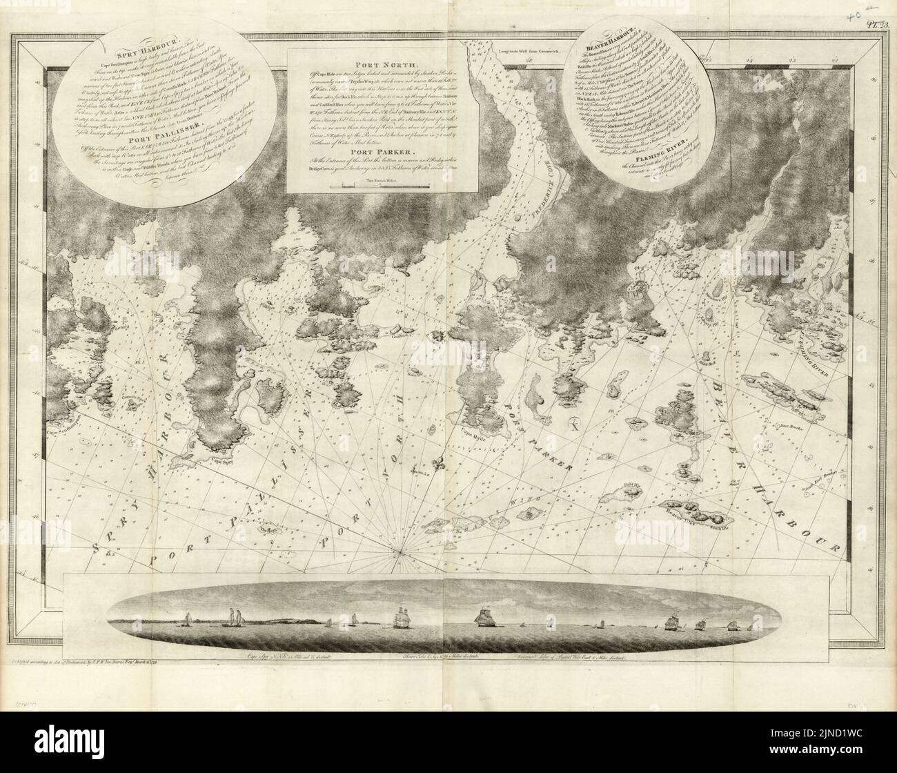 The Atlantic Neptune Stock Photo - Alamy