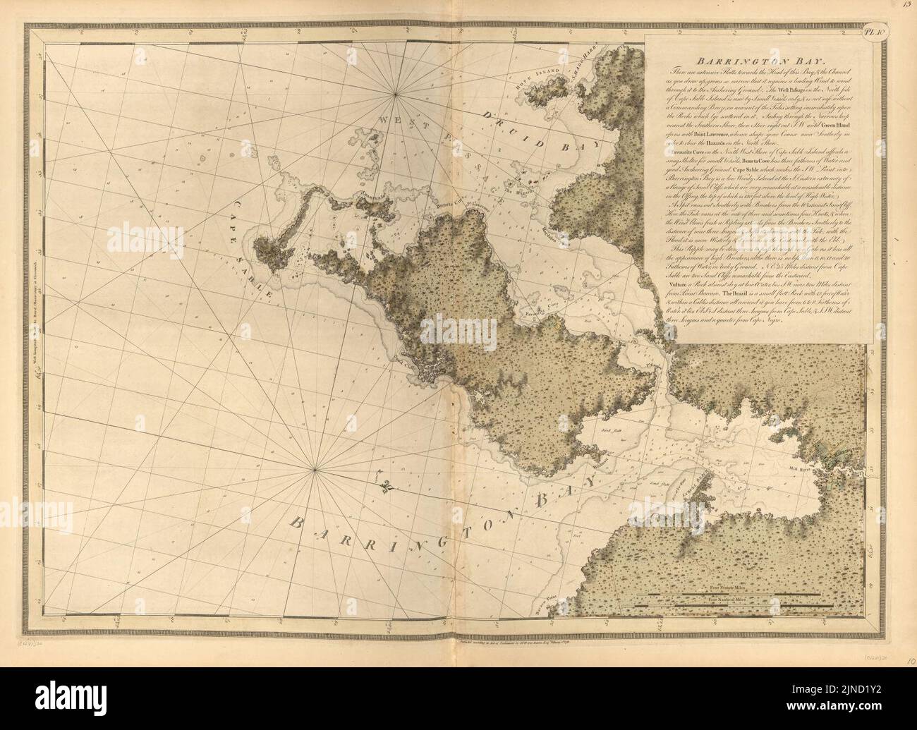 The Atlantic Neptune Stock Photo - Alamy