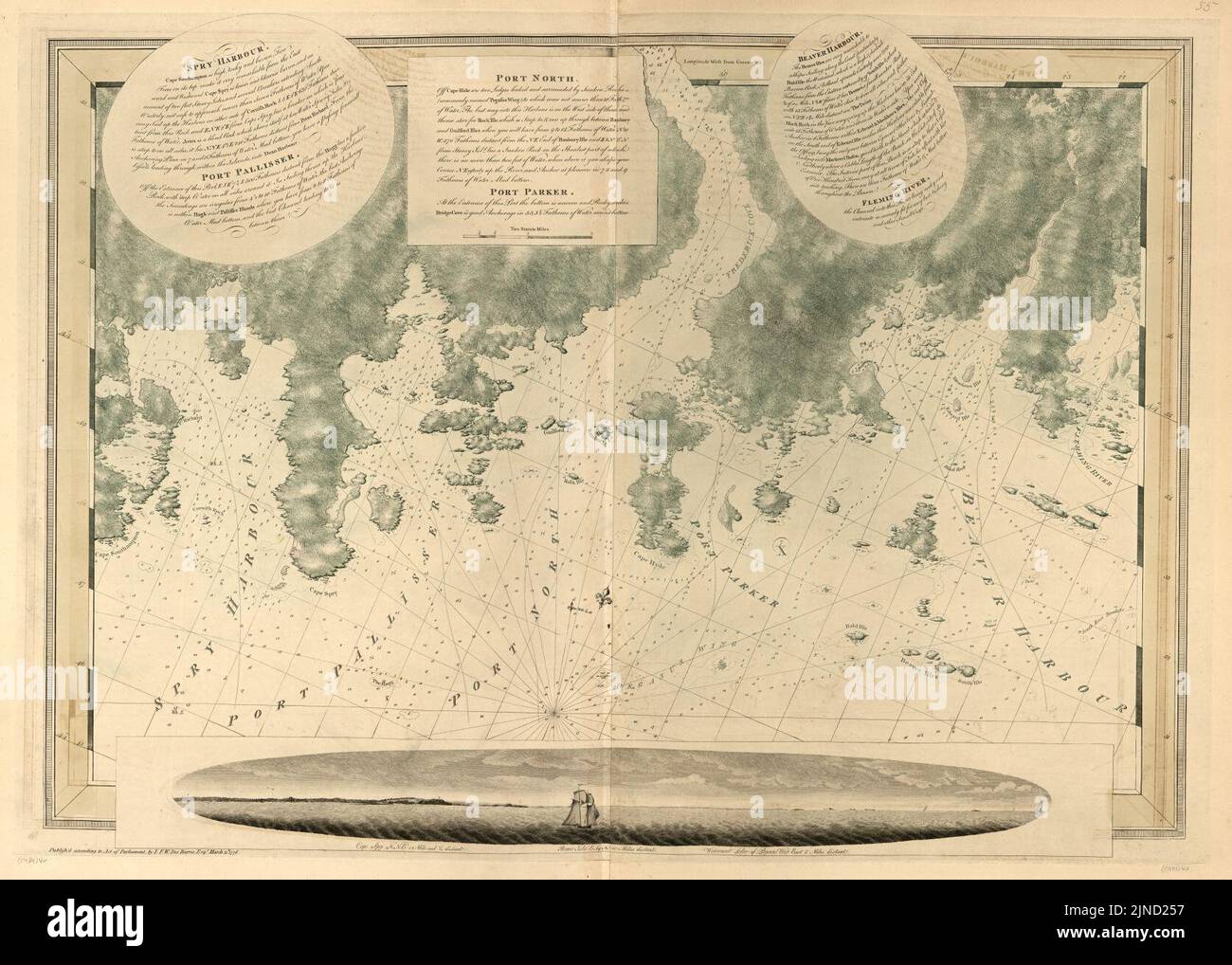 The Atlantic Neptune Stock Photo - Alamy