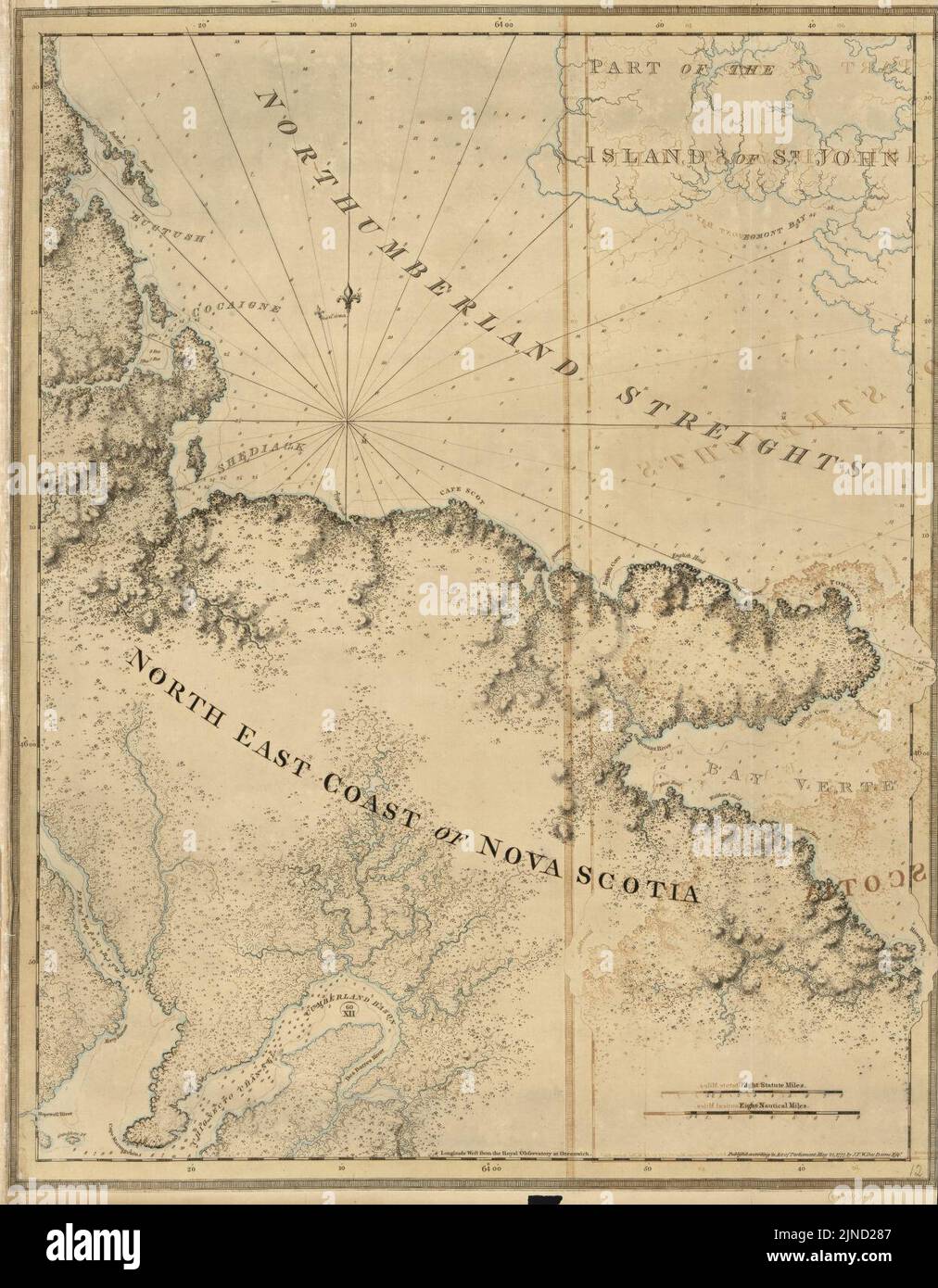 The Atlantic Neptune Stock Photo - Alamy