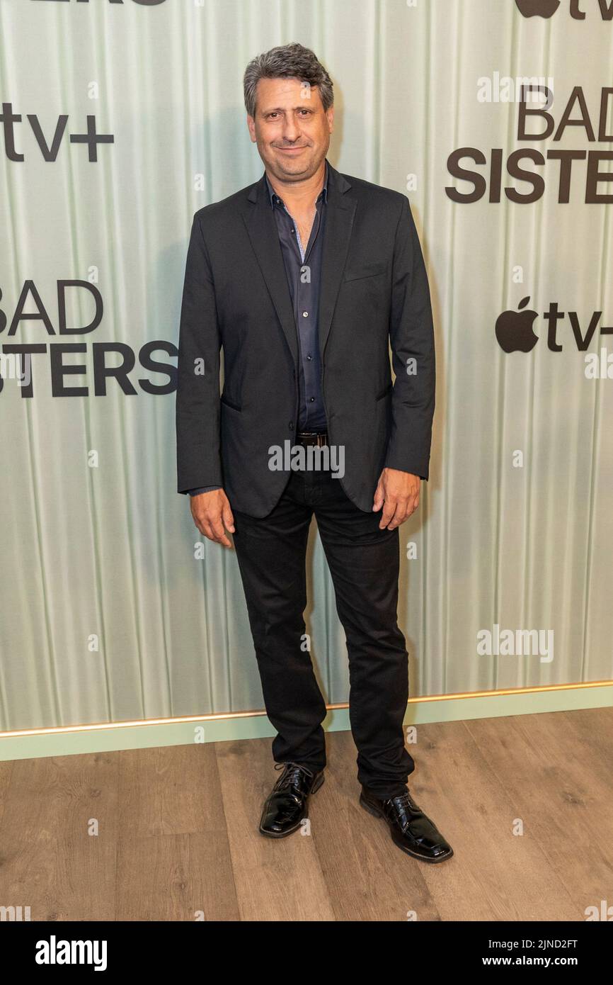 New York, USA. 10th Aug, 2022. Brett Baer attends premiere of Apple TV ...