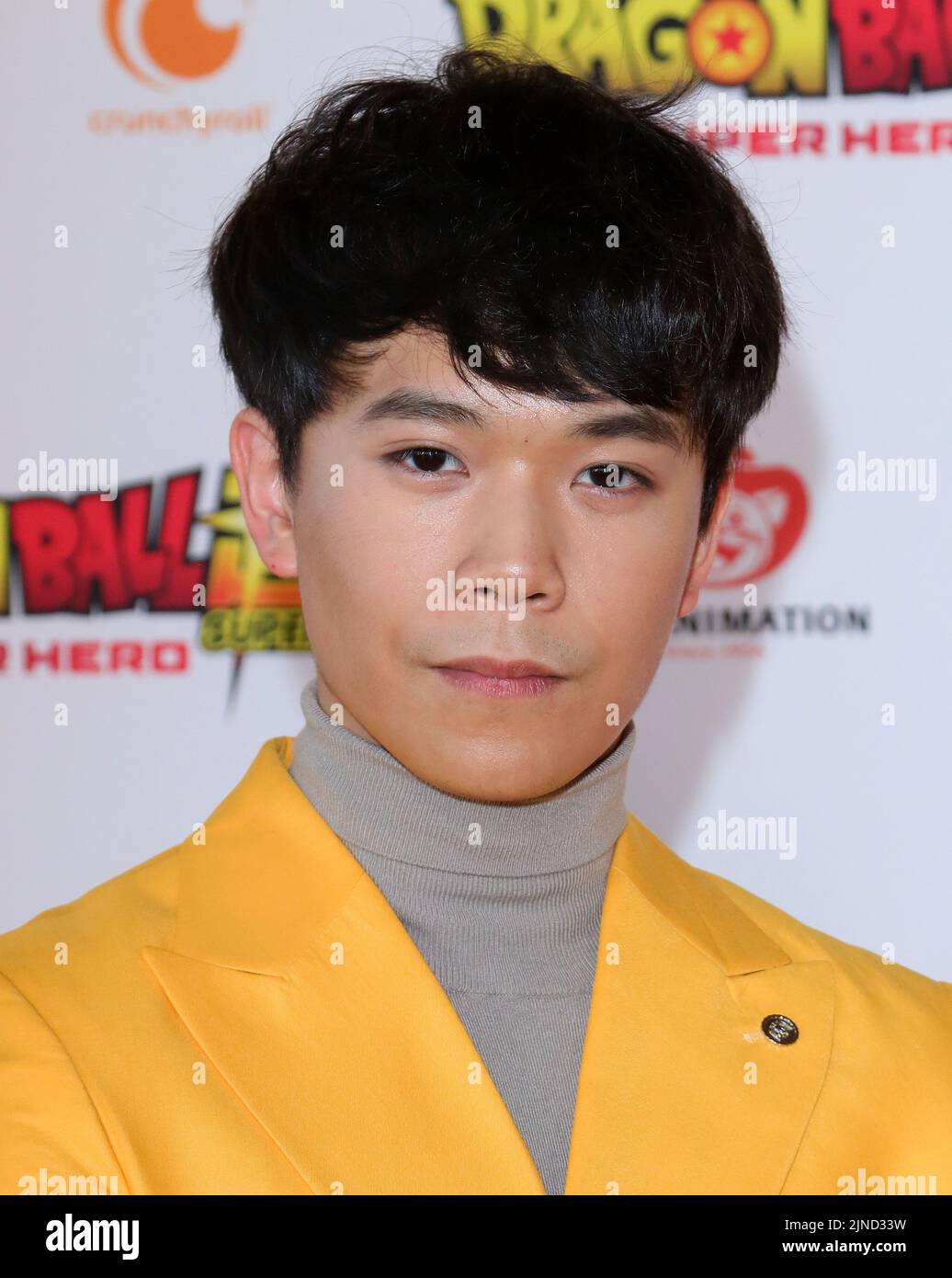 Aleks Le arrives at The North American red carpet premiere of Dragon ...