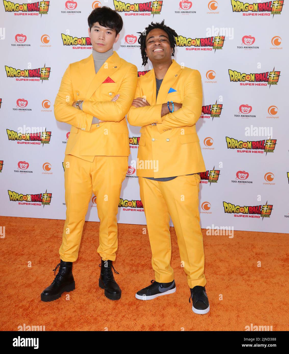 Aleks Le, Zeno Robinson arrives at The North American red carpet ...