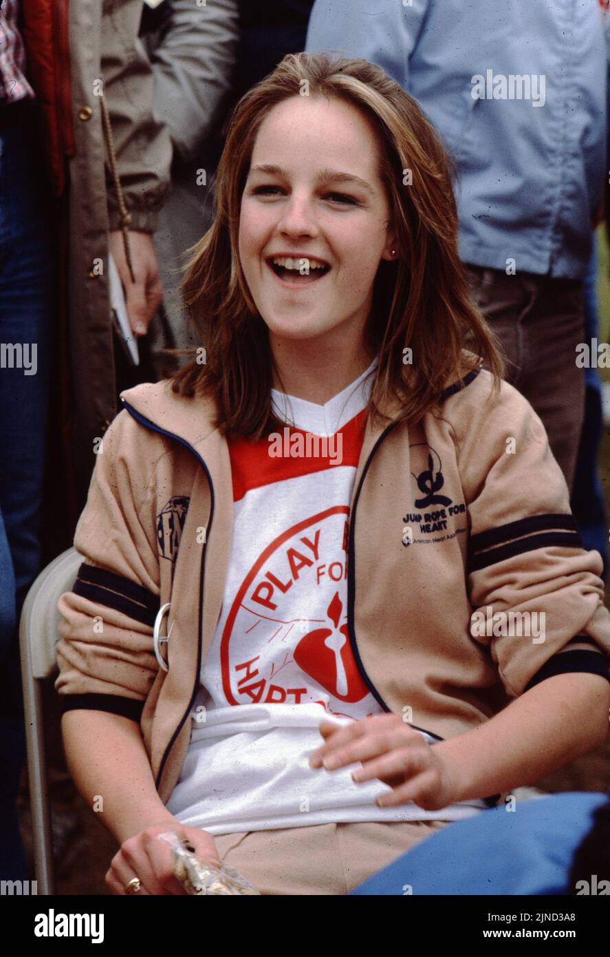 Helen Hunt Attending “Jump Rope For Hart To Heart” at Beverly Hills ...
