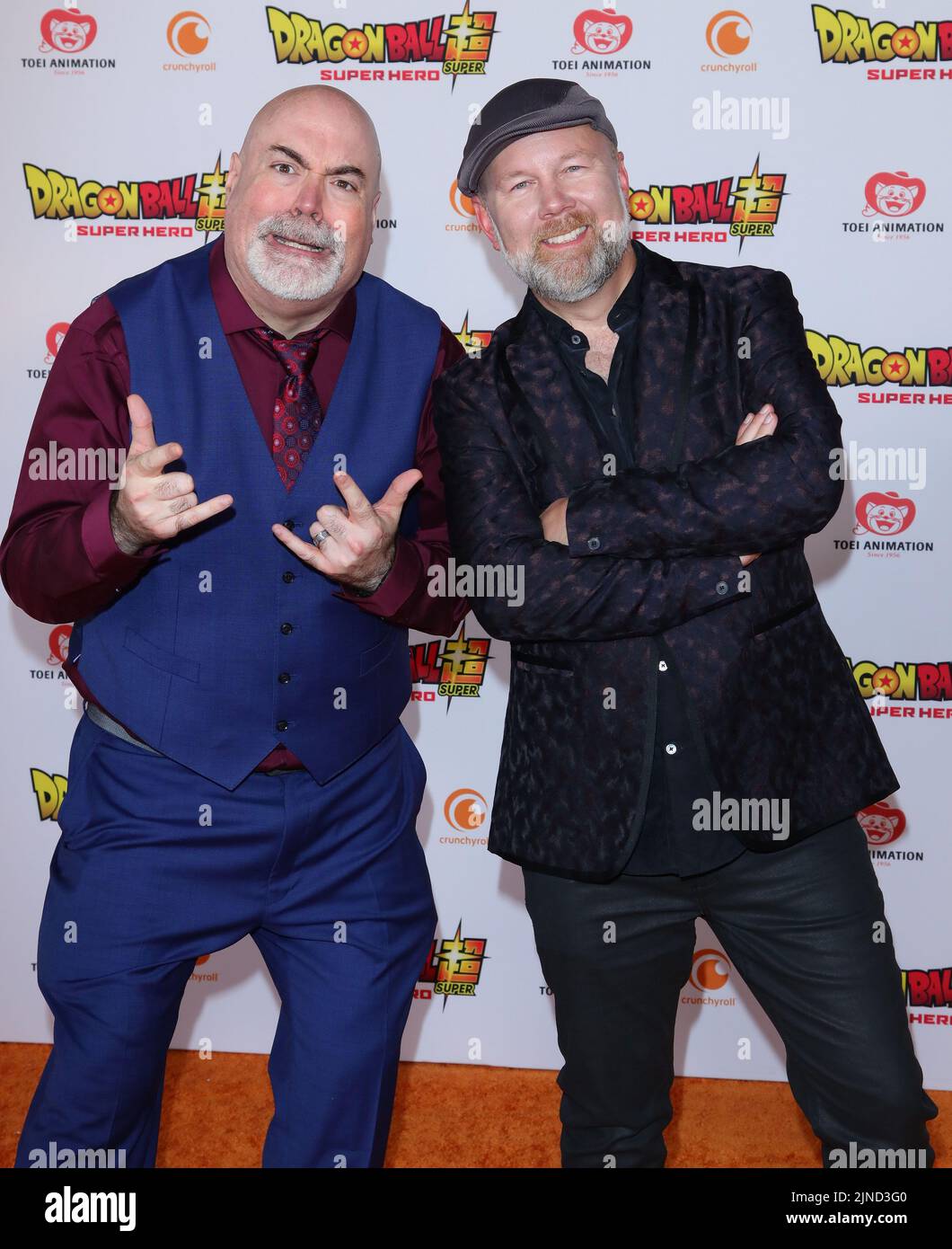 Los Angeles, USA. 10th Aug, 2022. Kyle Hebert, Chris Sabat arrives at The North American red ...