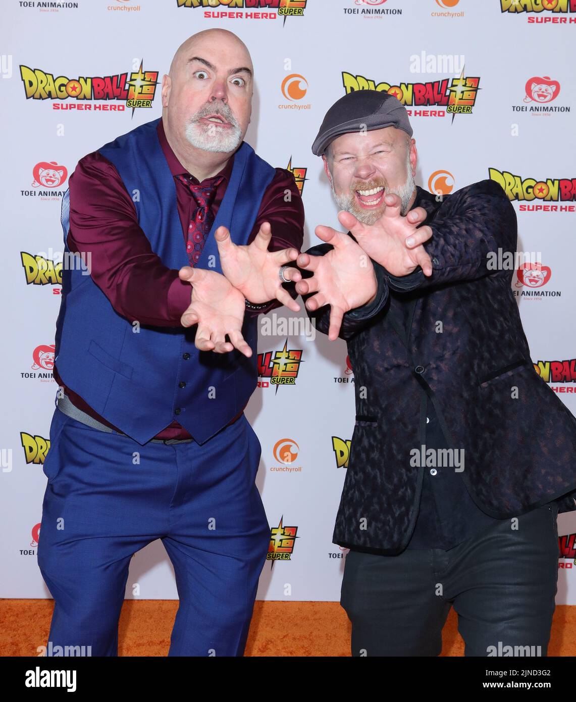 Los Angeles, USA. 10th Aug, 2022. Kyle Hebert, Chris Sabat arrives at The North American red ...
