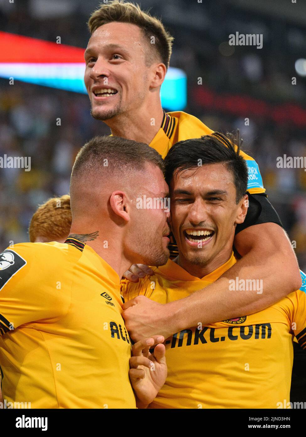 Dresden, Germany. 10th Aug, 2022. Soccer: 3rd league, SG Dynamo Dresden ...