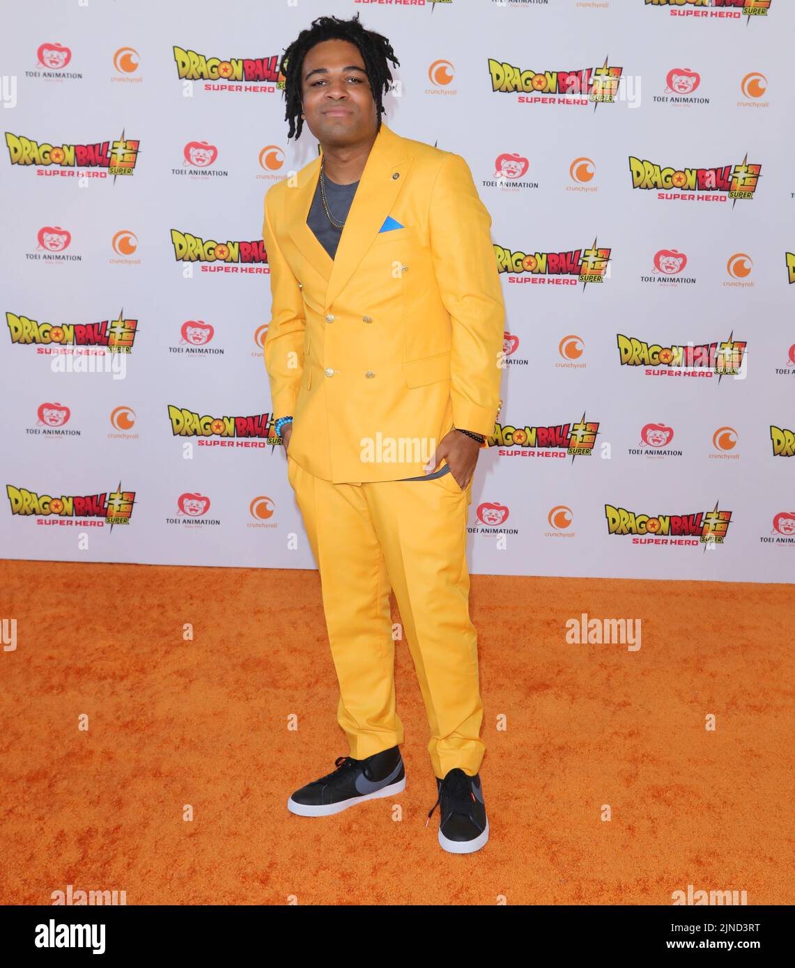 Los Angeles, USA. 10th Aug, 2022. Zeno Robinson arrives at The North American red carpet ...