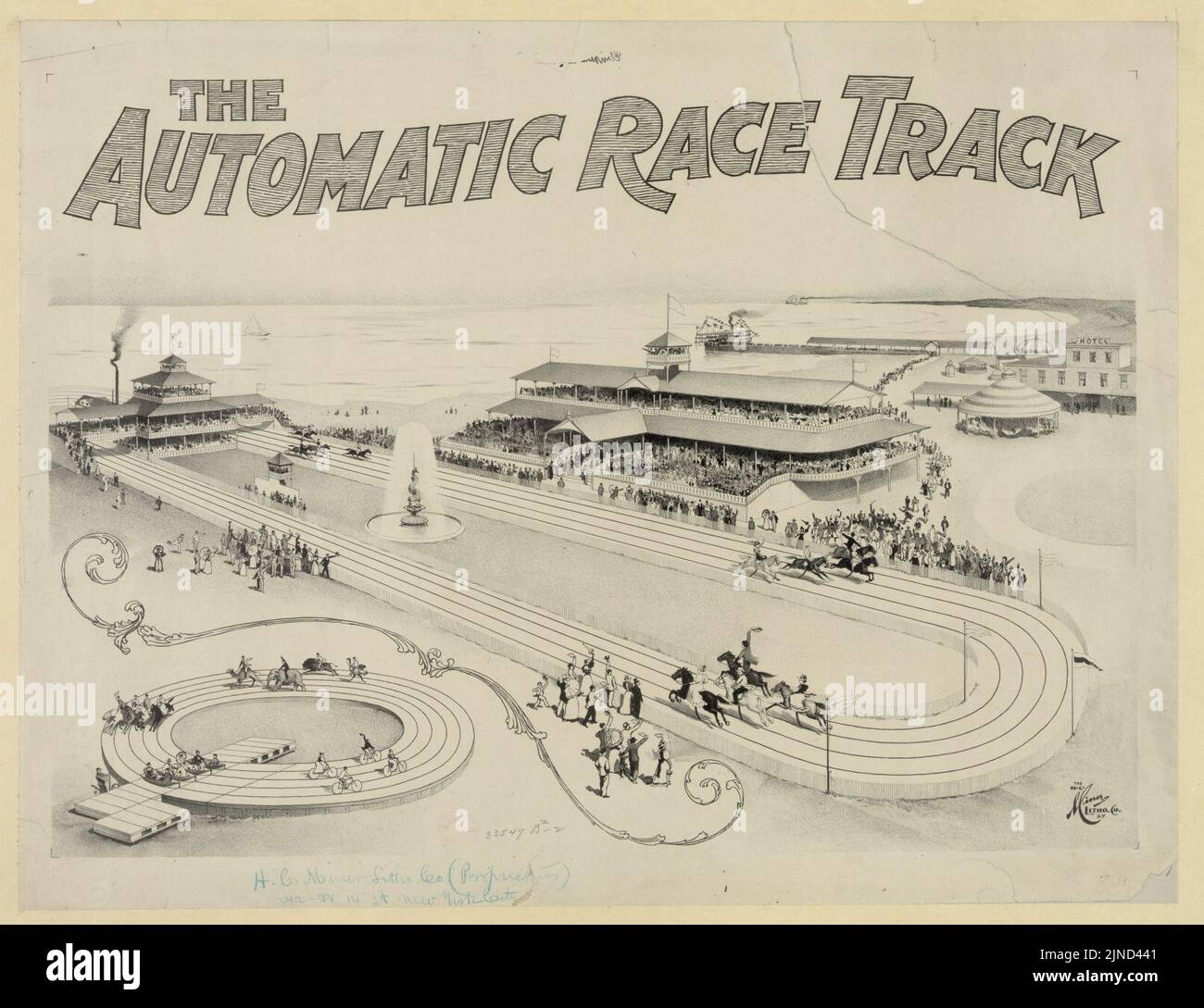 The automatic race track Stock Photo - Alamy